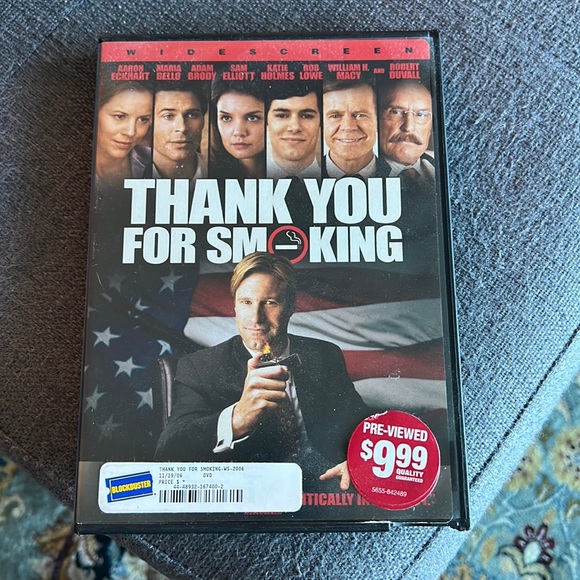 Media | Thank You For Smoking Dvd Widescreen | Poshmark